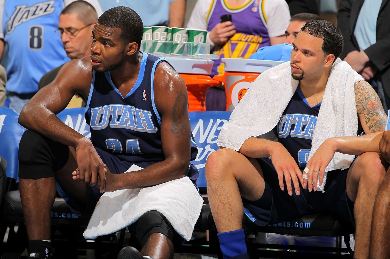 Former Utah Jazz players Paul Millsap, Deron Williams, Wesley Matthews ...