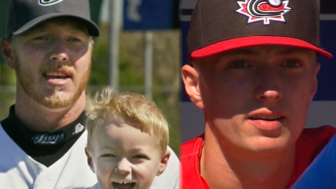 Halladay's son dons Maple Leaf in father's honor