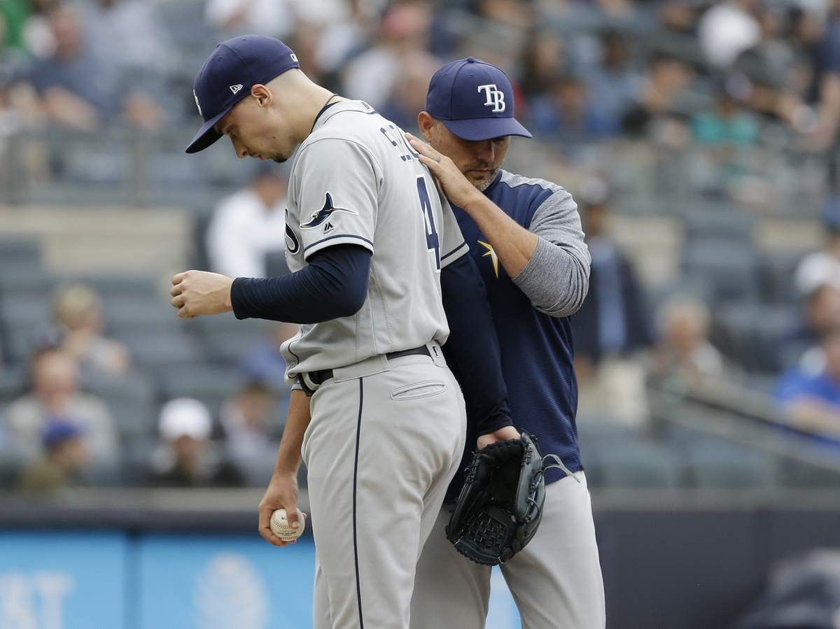 Blake Snell shelled: Rays lefty lasts just 1/3 an inning against ...