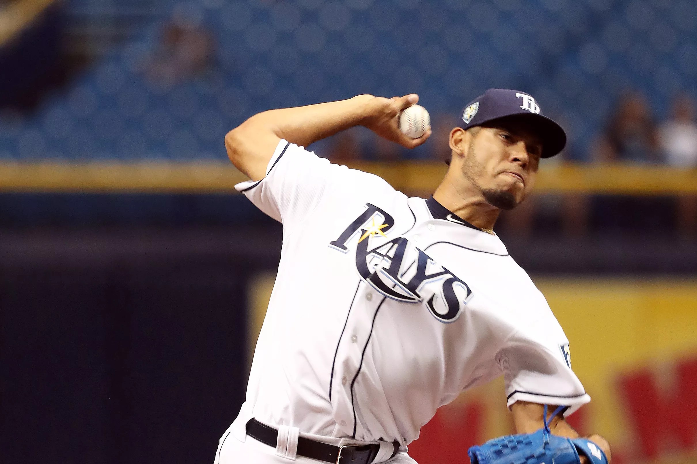 The Rays go for the sweep behind Wilmer Font and Matt Andriese