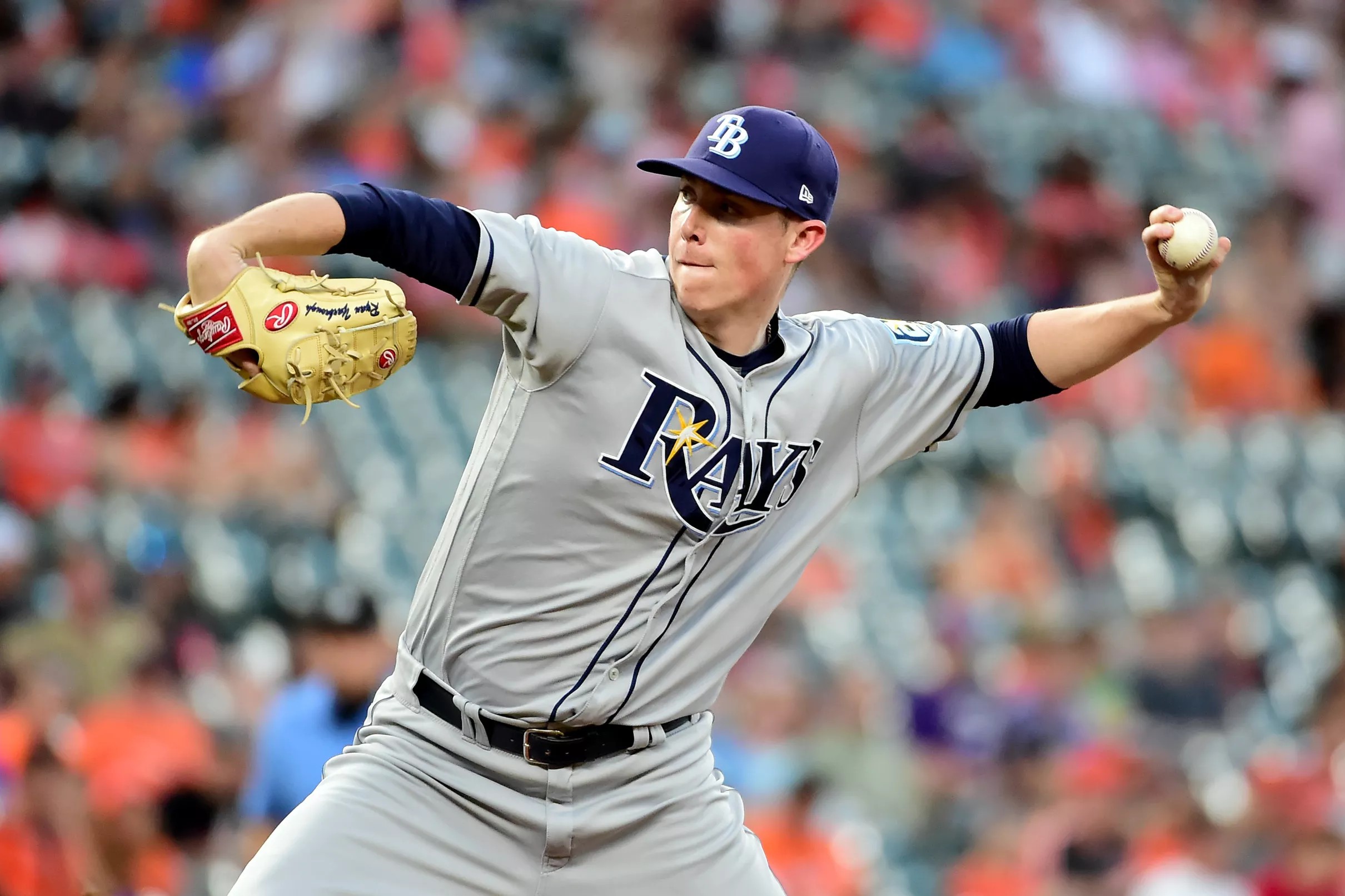 Ryan Yarbrough has dramatically slowed his breaking ball