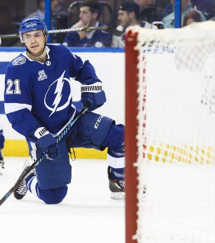 Brayden Point held out of practice for body maintenance