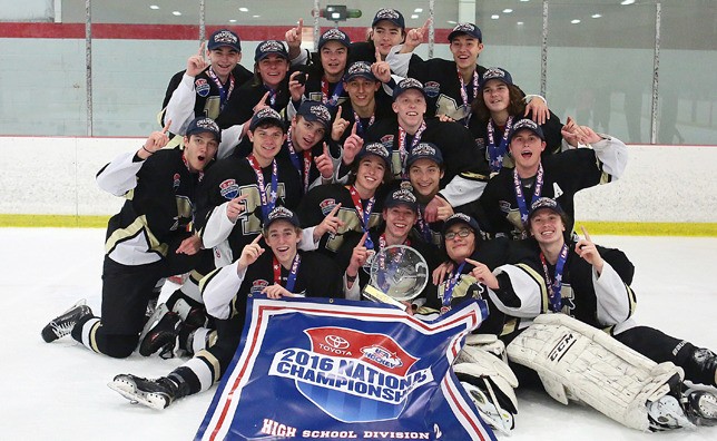 Mitchell Mustangs win 2016 USA Hockey Combined High School National ...