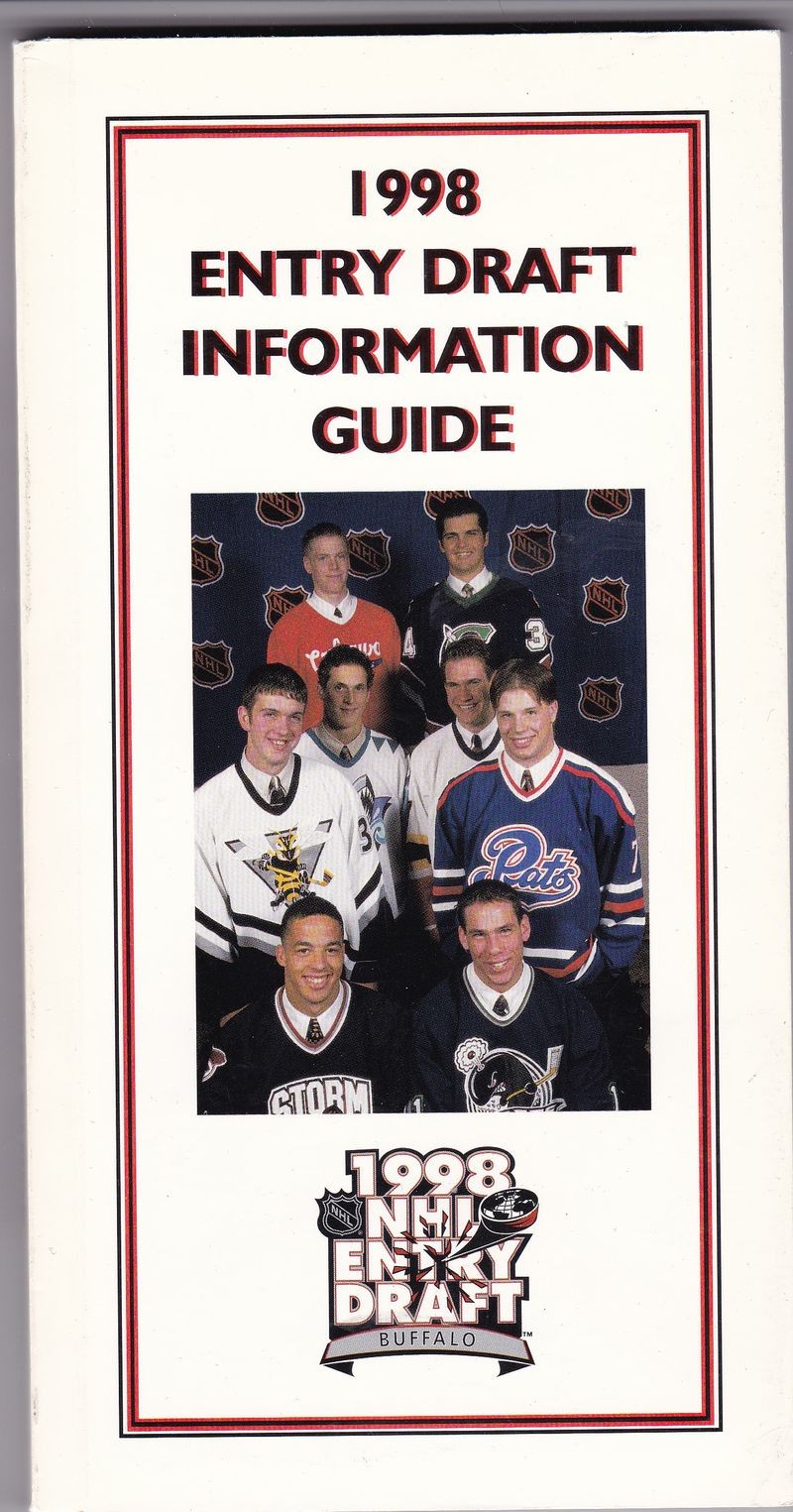 From the back of the closet - 1998 Entry Draft Information Guide