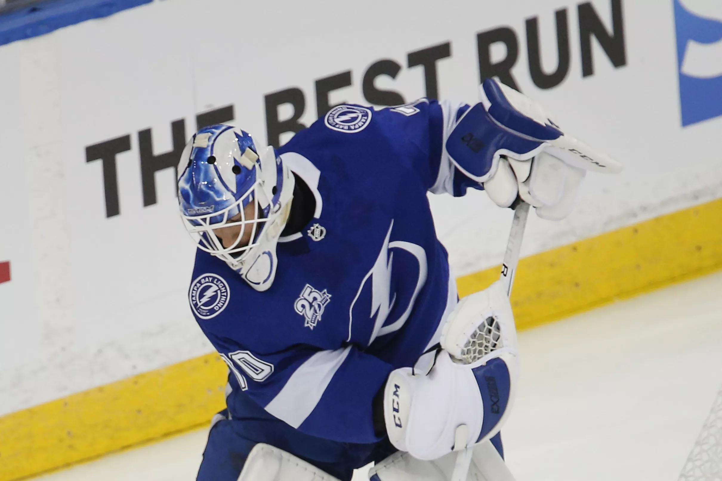 Tampa Bay Lightning re-sign Louis Domingue to two-year contract