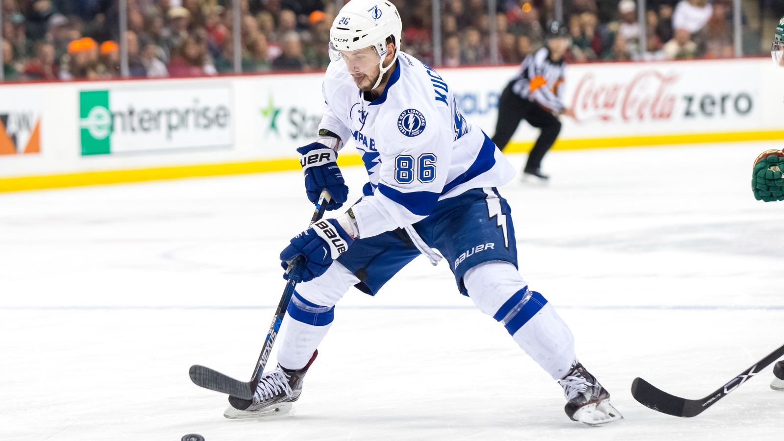 WATCH: Nikita Kucherov retakes the Lightning lead in points with his goal