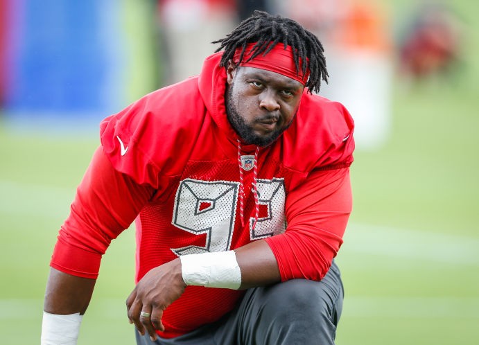 Bucs' Gerald McCoy being checked for possible groin/pelvic injury