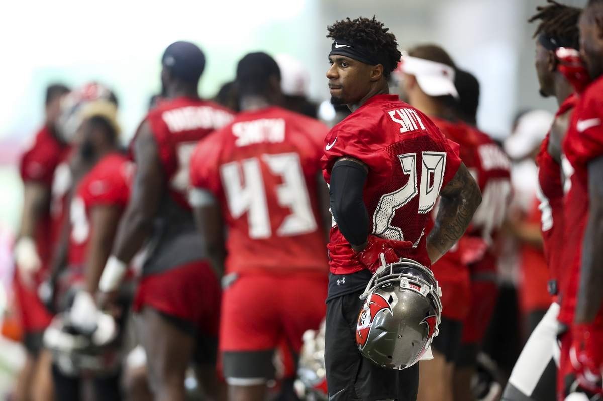 Bucs cornerback Ryan Smith looks forward after PED suspension