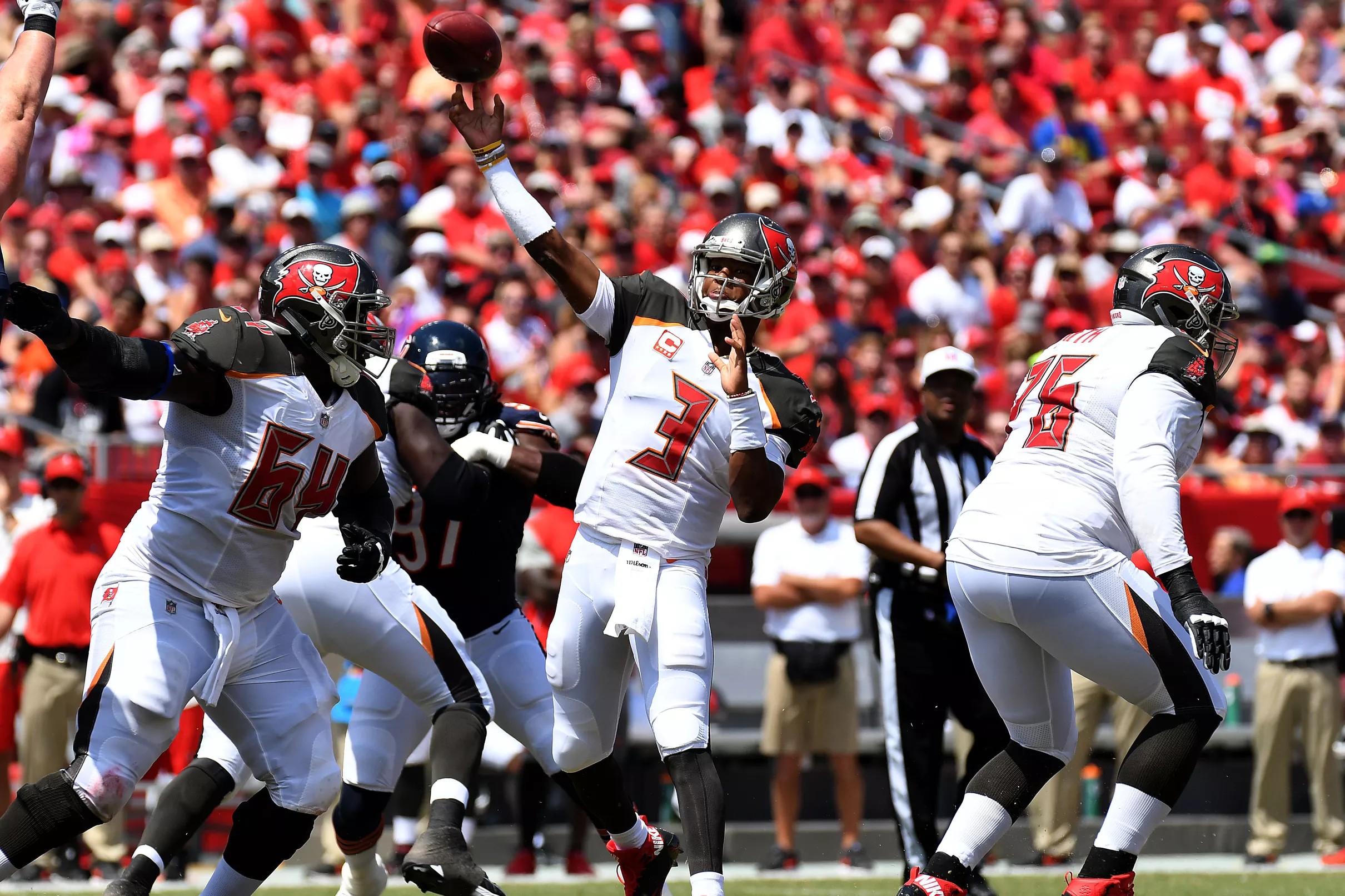 The Buccaneers have their biggest half-time lead since 2001