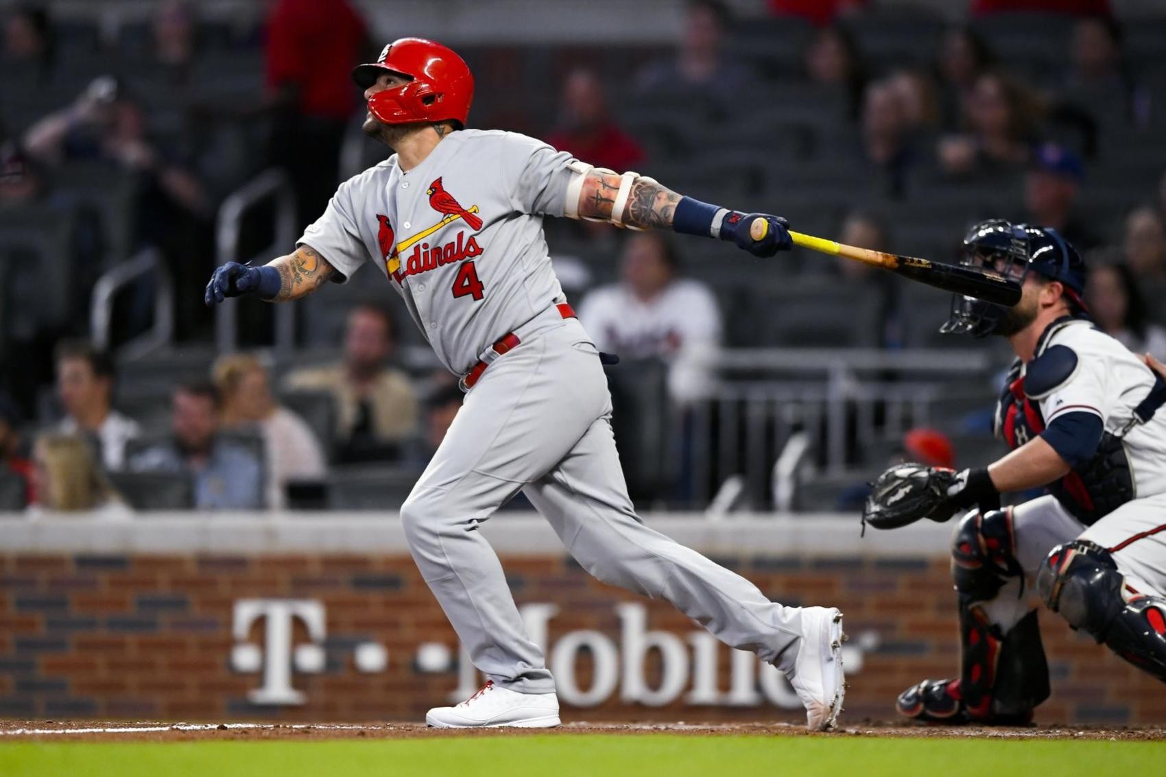Molina, off to good offensive start, misses favorite part of his game