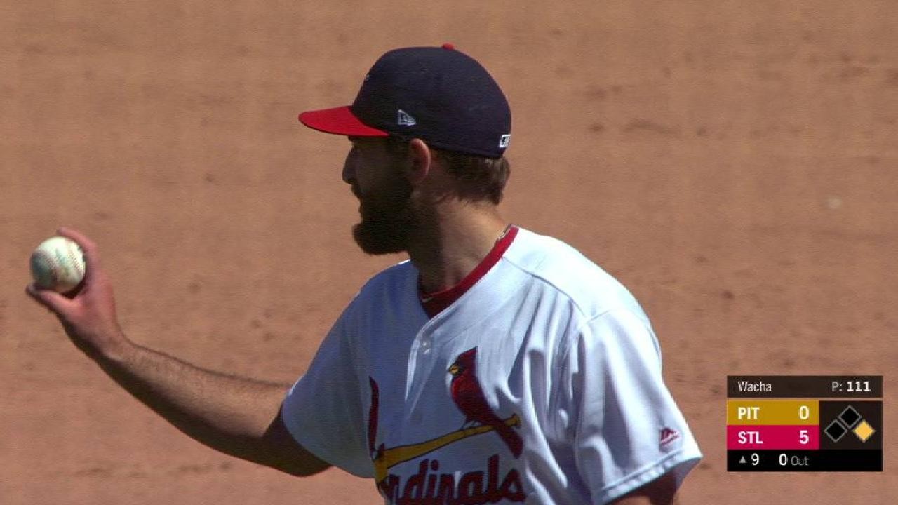 Wacha carries no-no into 9th to beat Pirates