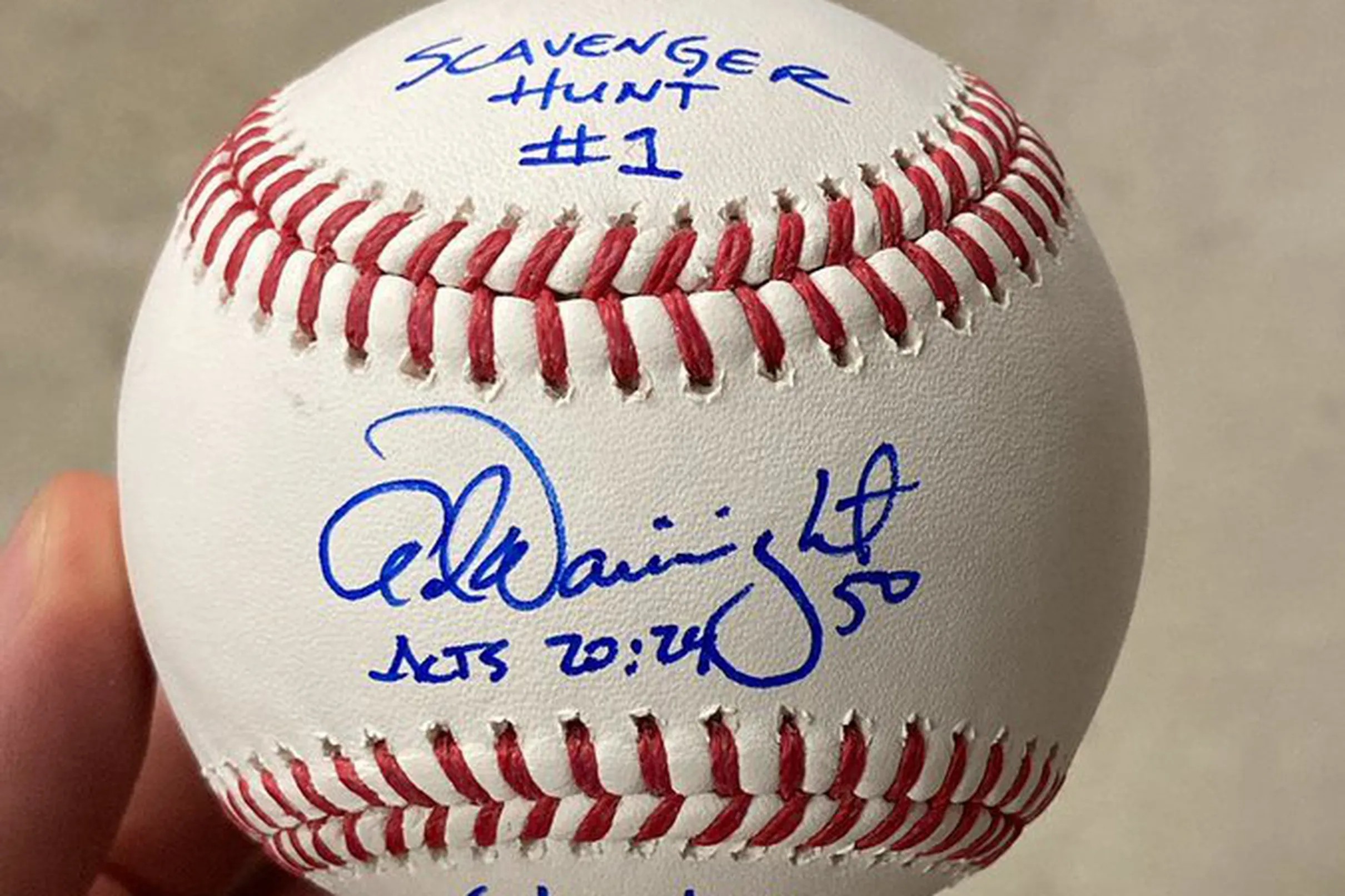 Someone found an Adam Wainwright-signed baseball at Busch Stadium - A ...