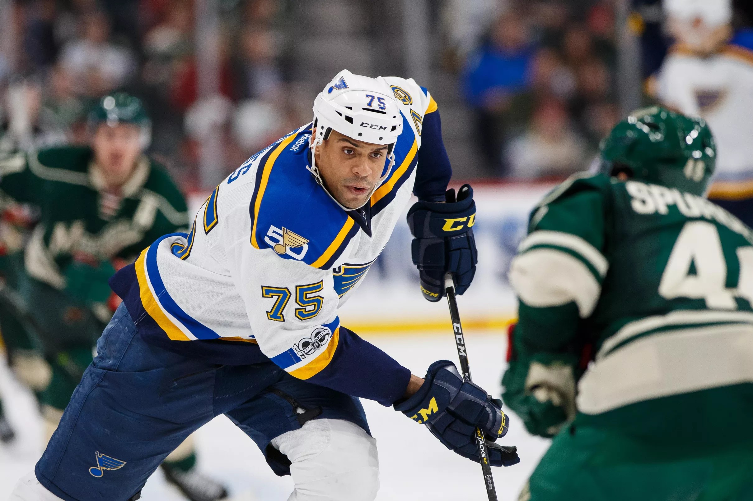 Ryan Reaves is more important to the Blues than David Perron