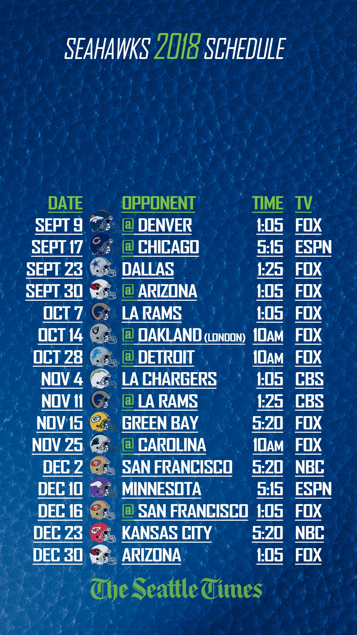Want the Seahawks schedule on your phone? Get your lock-screen ...