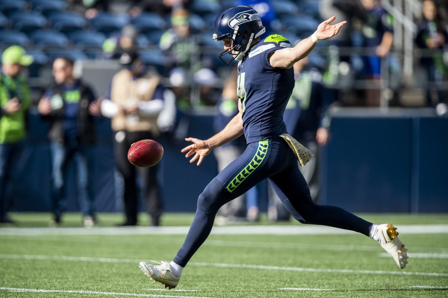 Seahawks punter Michael Dickson putting the boot to talk of a sophomore ...
