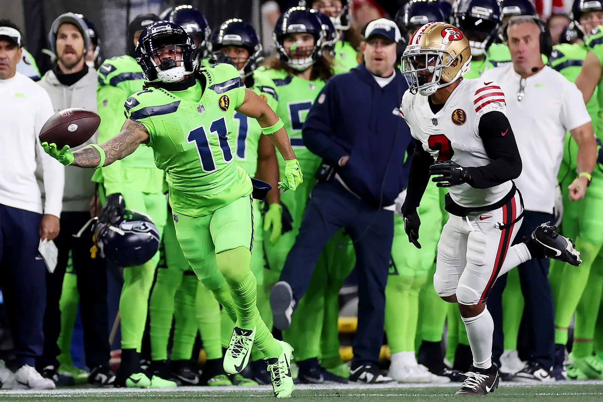 49ers corner wants Seahawks to keep DK Metcalf, disses ‘crybaby’ Jaxon ...