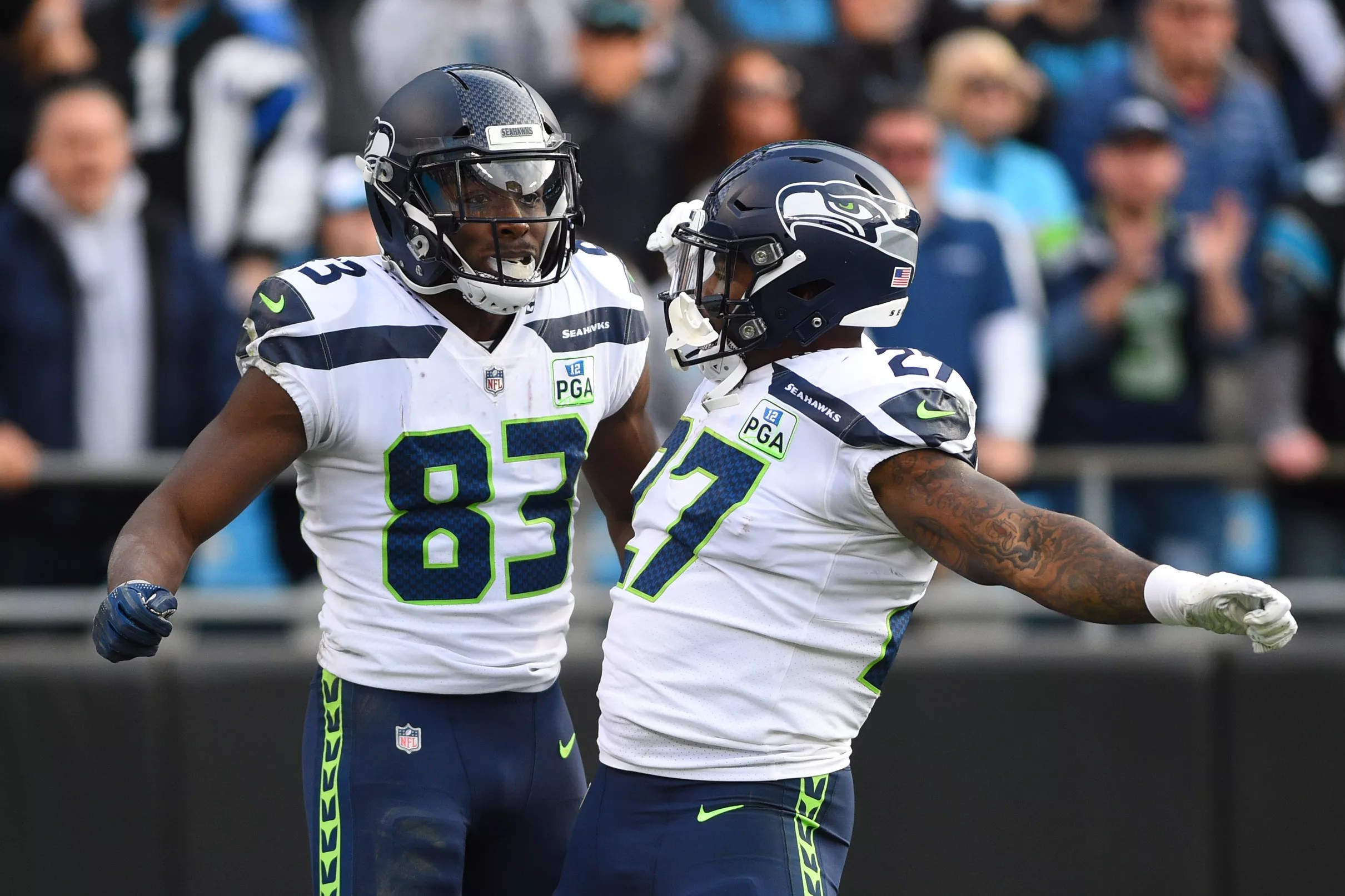 David Moore was the primary target on his game tying touchdown