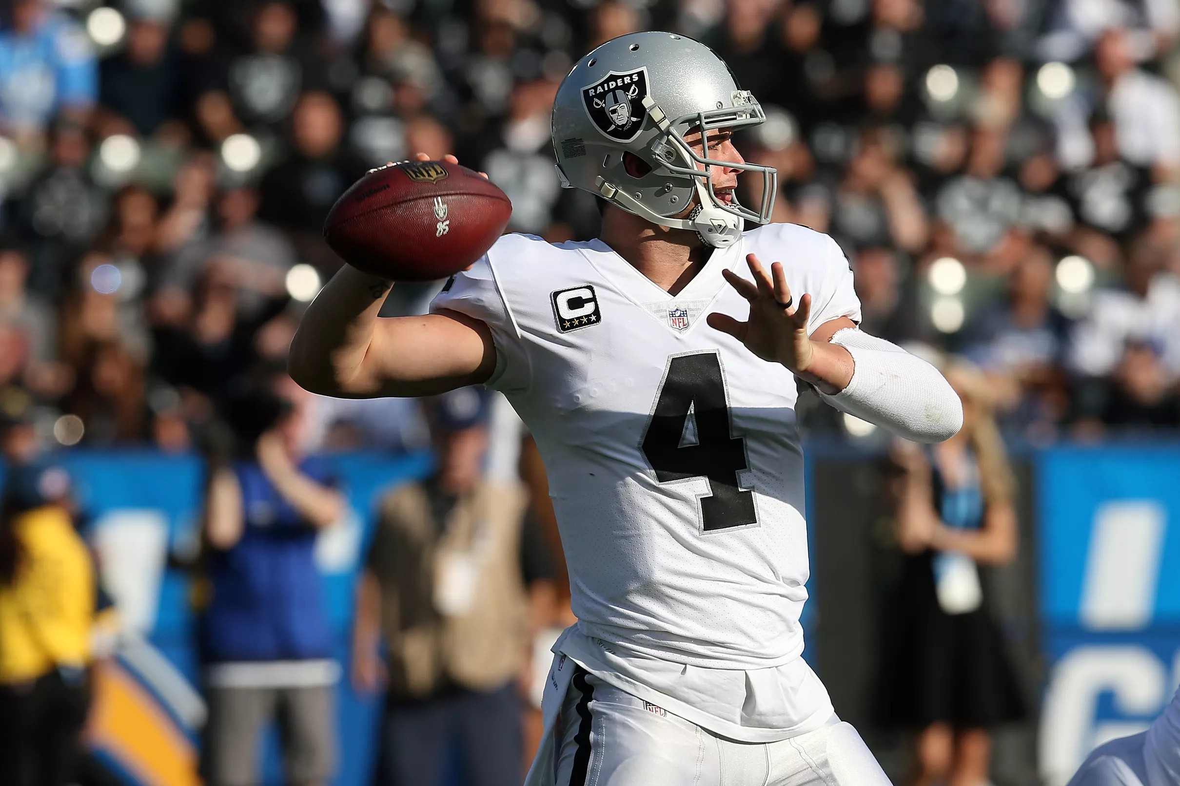 David Carr’s totally unbiased QB rankings list places Derek Carr above ...