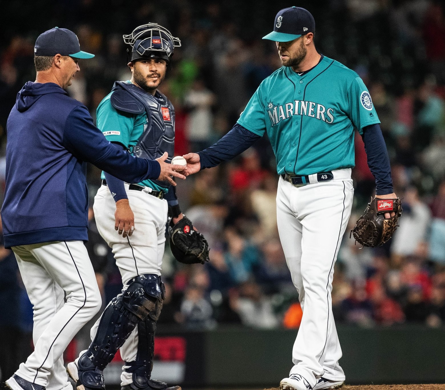 Injured Mariners closer Hunter Strickland has been cleared to start ...