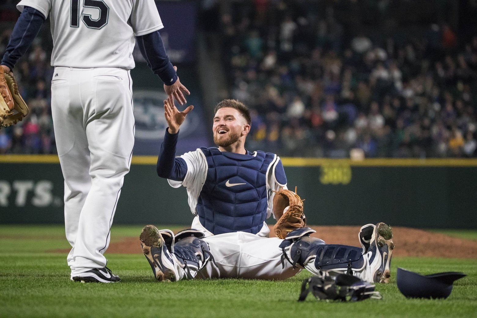 In surprise start, Mike Marjama was Mariners’ MVP in opening-day win