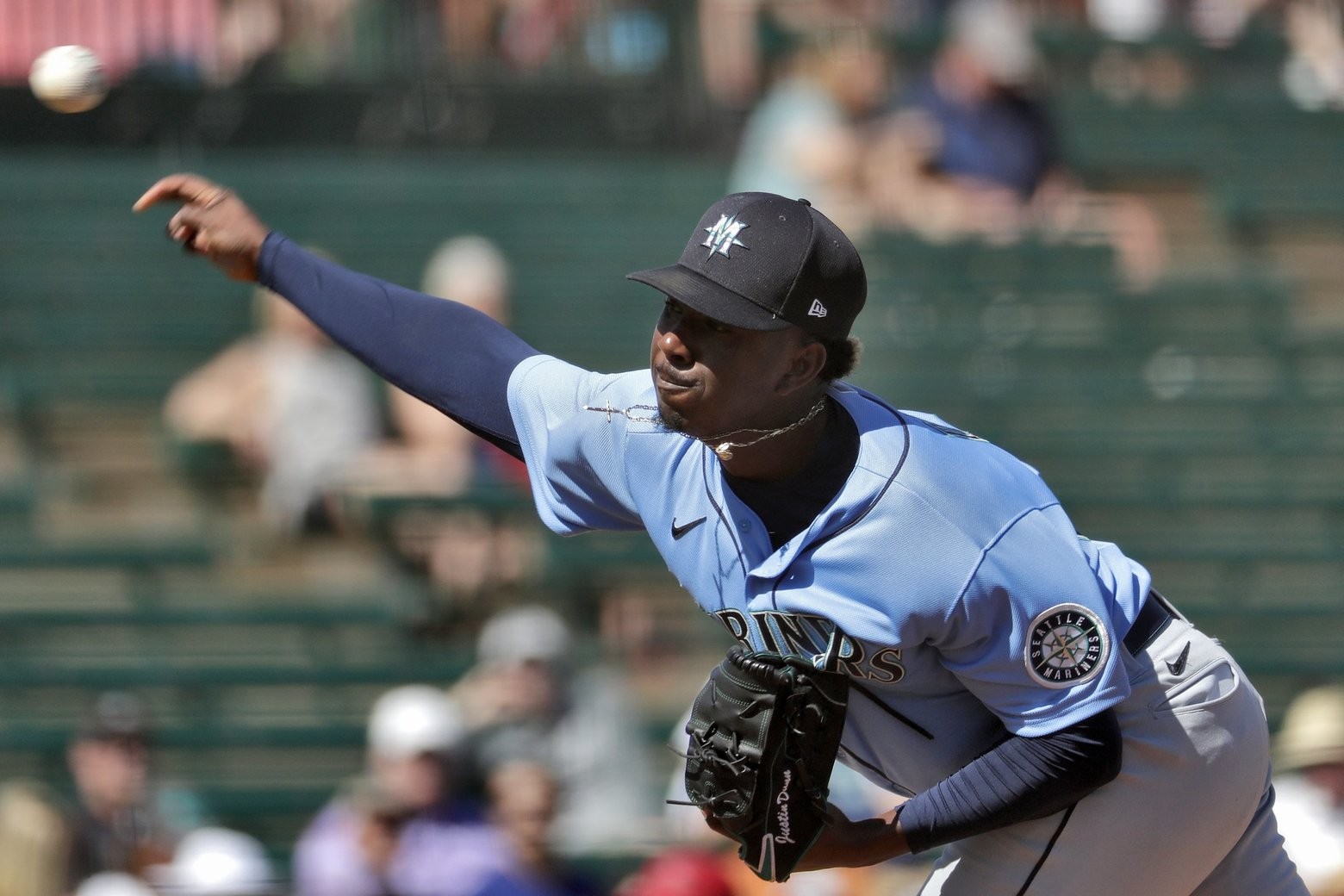 In his first test of the spring, Mariners pitcher Justin Dunn was ...