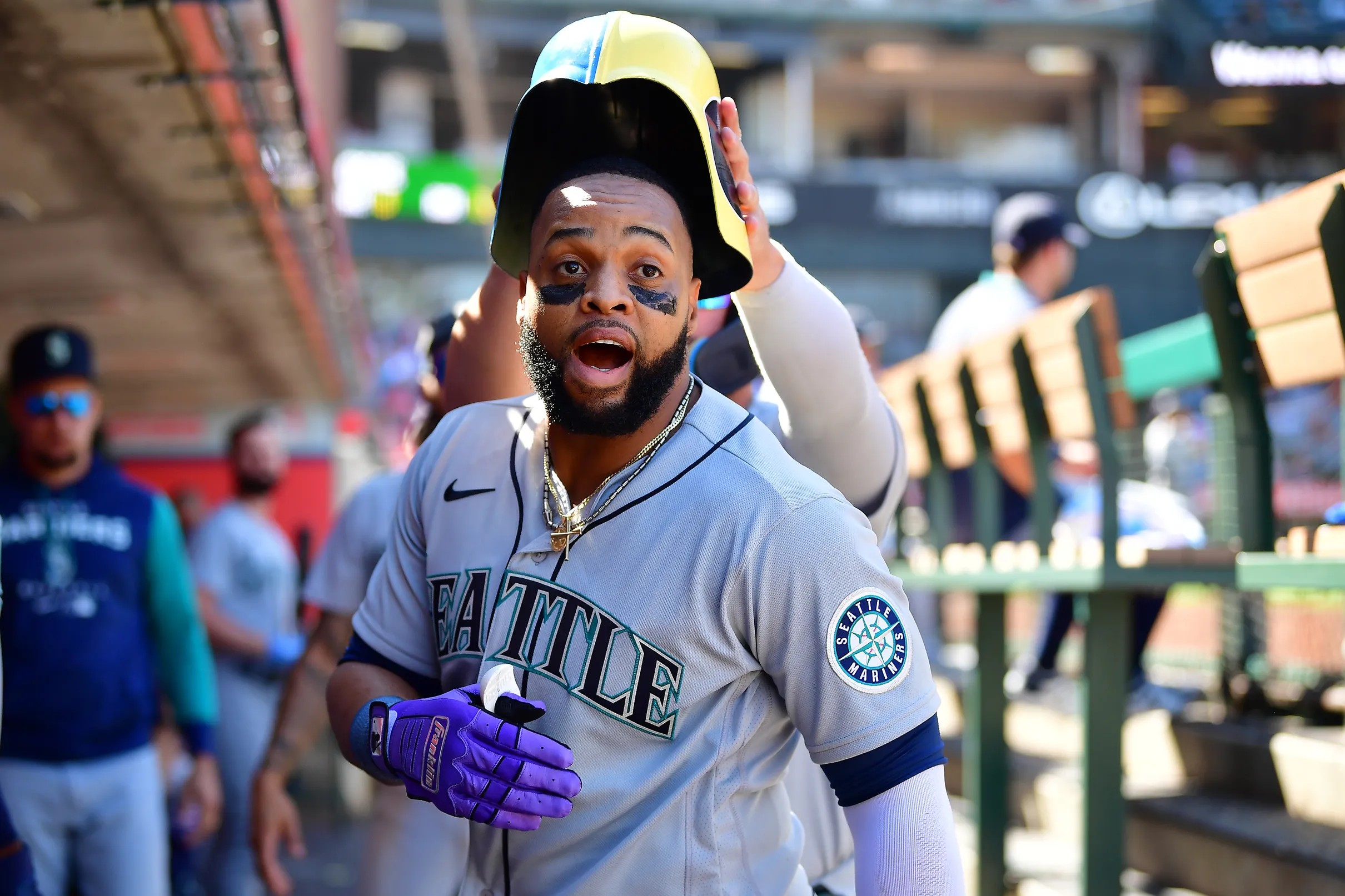 Logan Gilbert’s slider stops Mariners slide, Carlos Santana salami ...