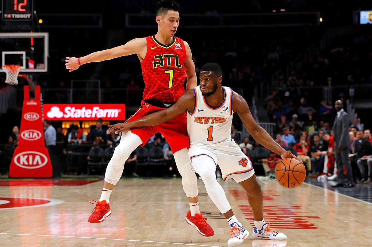 Tim Hardaway Jr., Frank Ntilikina lead Knicks past Hawks again