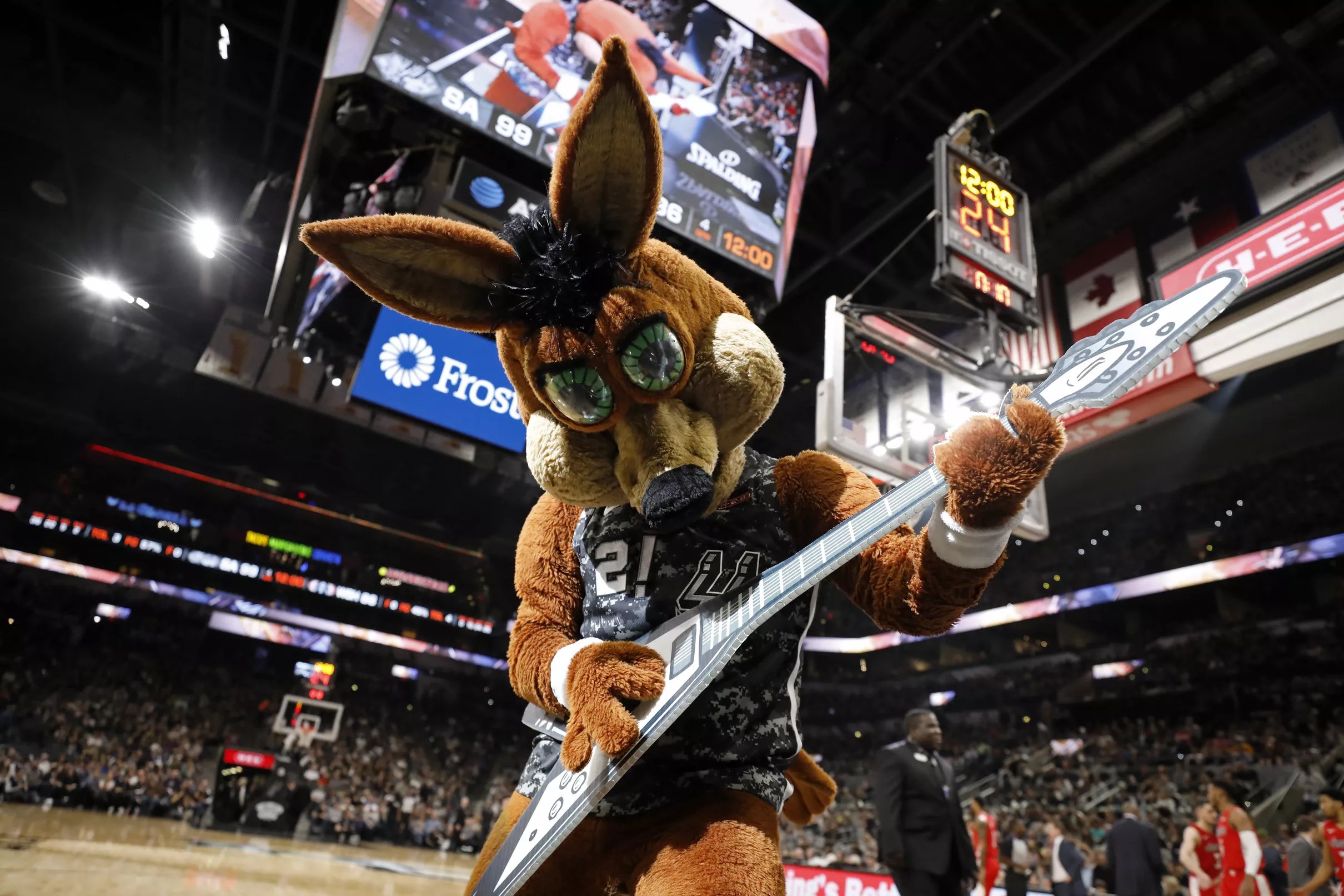 The Coyote wins the 2020 NBA Mascot of the Year Award