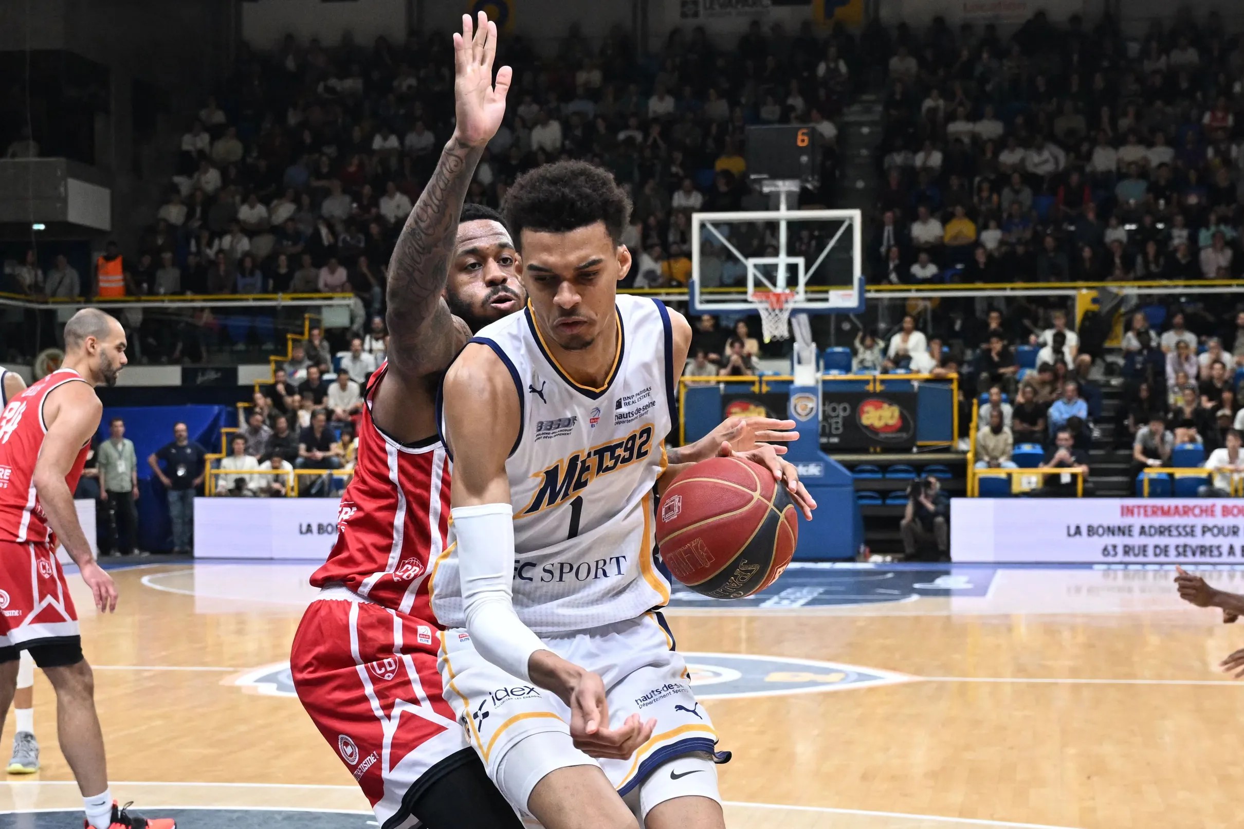 Wembanyama leads Mets 92 to Game 3 victory in the LNB Pro A Quarterfinals