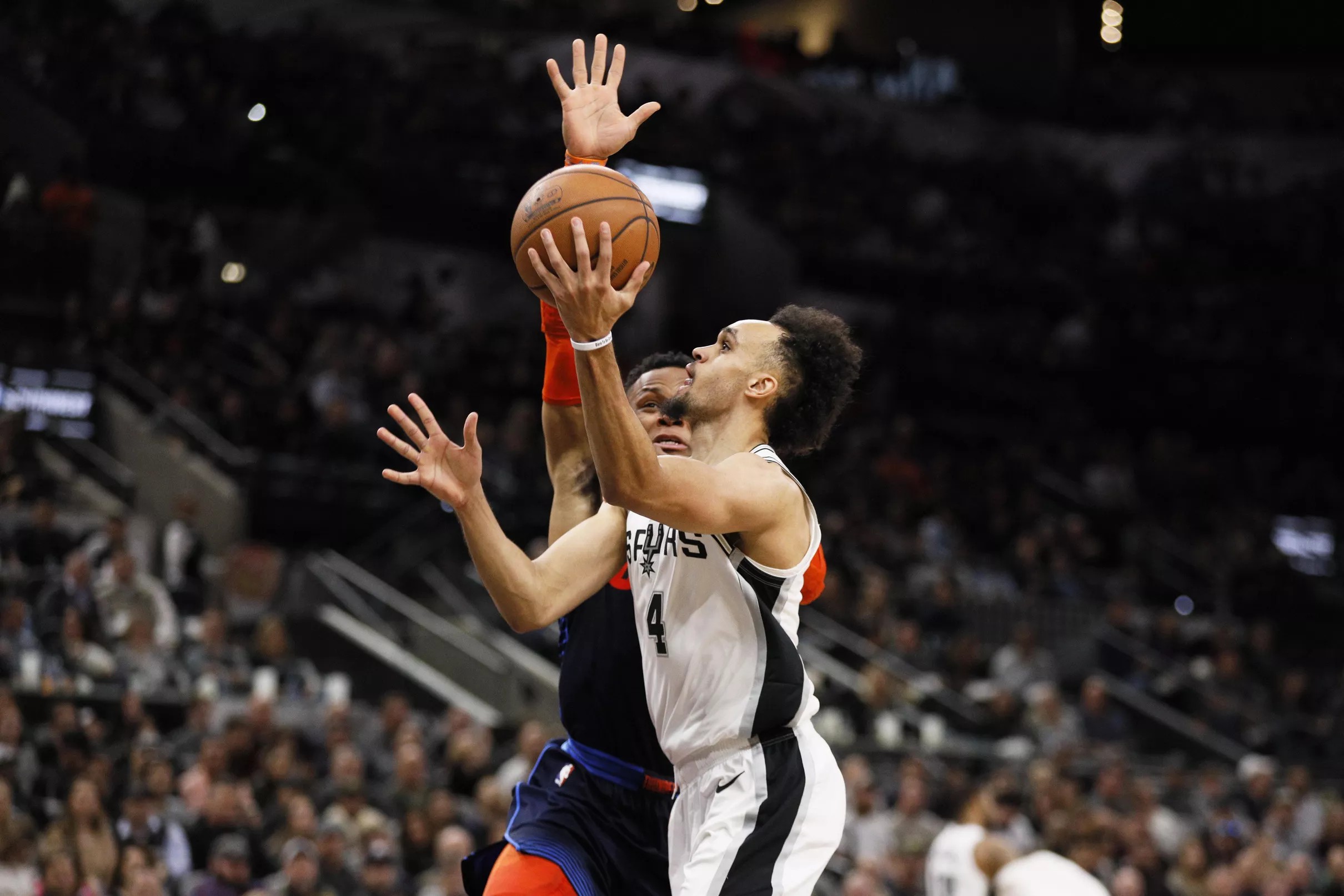 Derrick White has become a legitimate two-way player