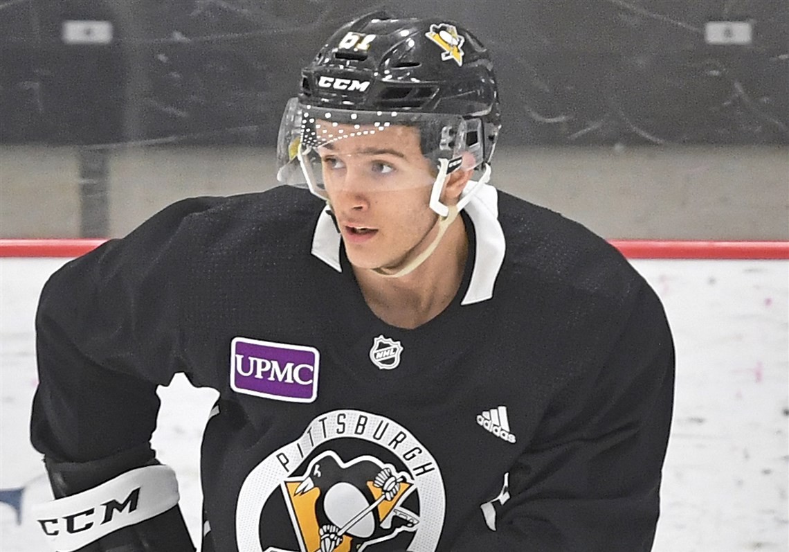 Jake or Johnny? Both work for Penguins prospect Justin Almeida.