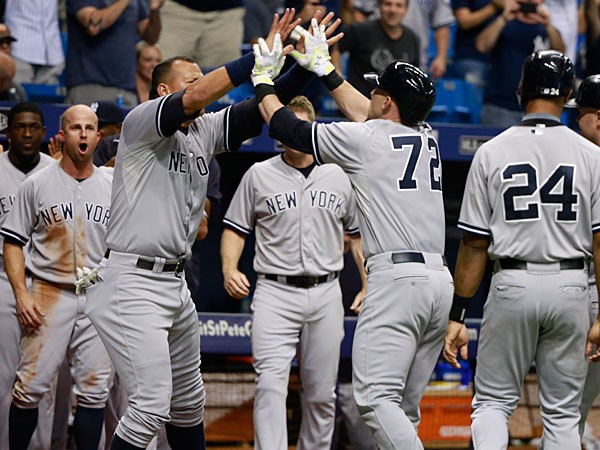 A-Rod, Yankees rally in ninth for 4-1 win over Rays