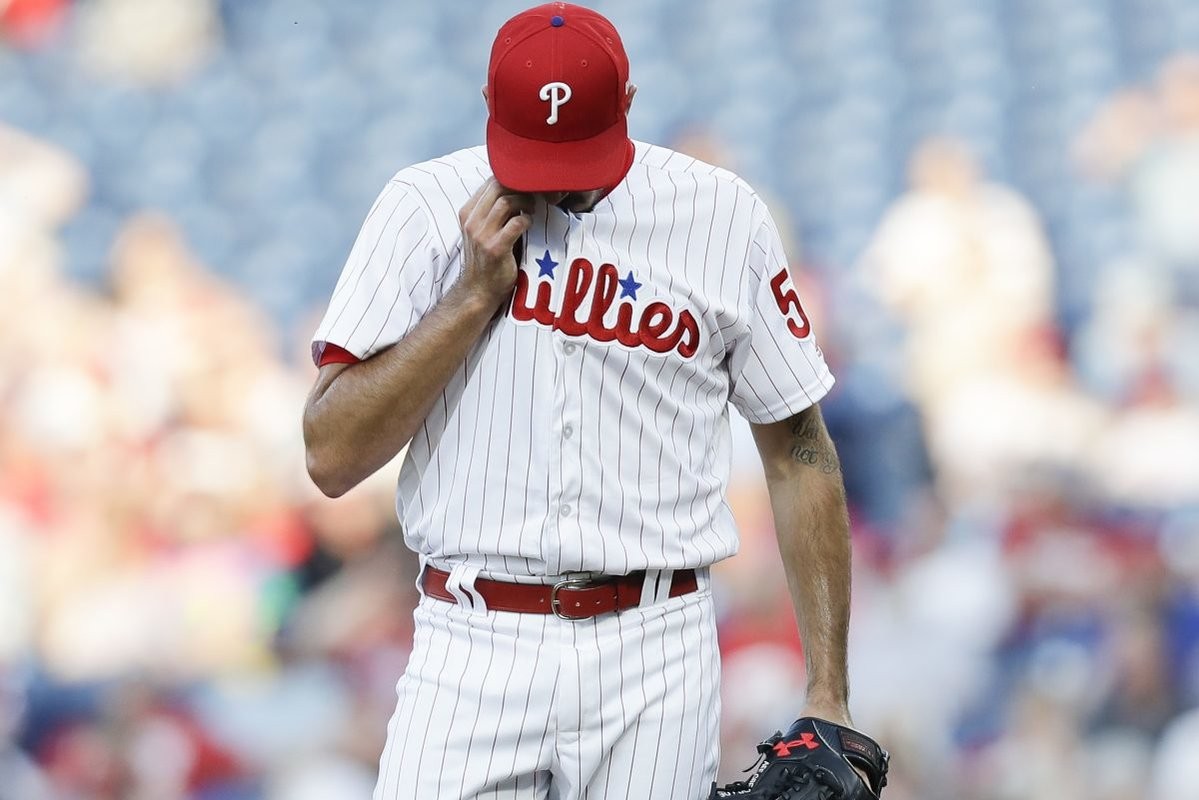 Phillies fall short after a rare dud from a starting pitcher
