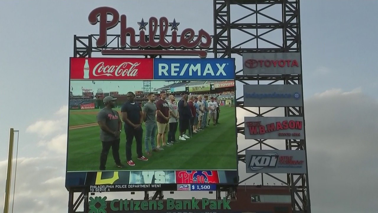 Phillies Honor Philadelphia Police, SWAT Officers Involved In Nicetown ...