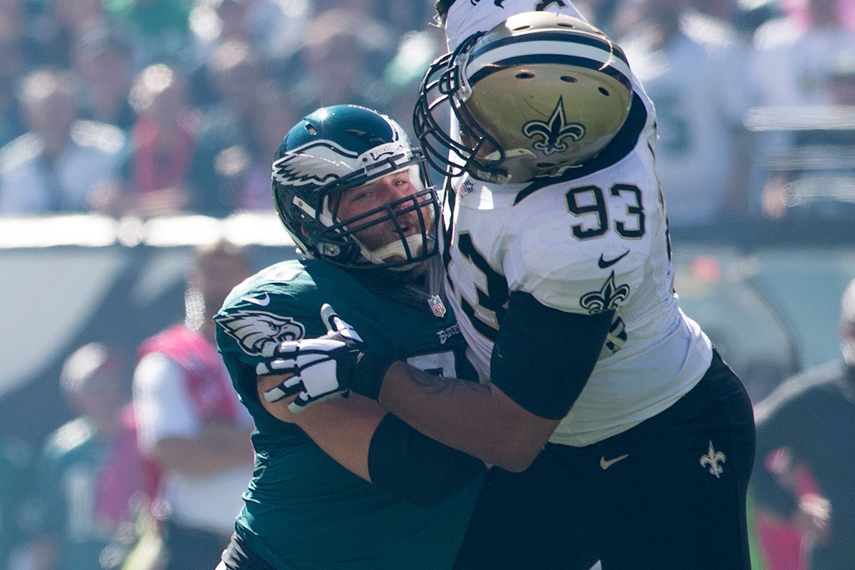 G Barbre has given Eagles no reason to take him out of starting lineup