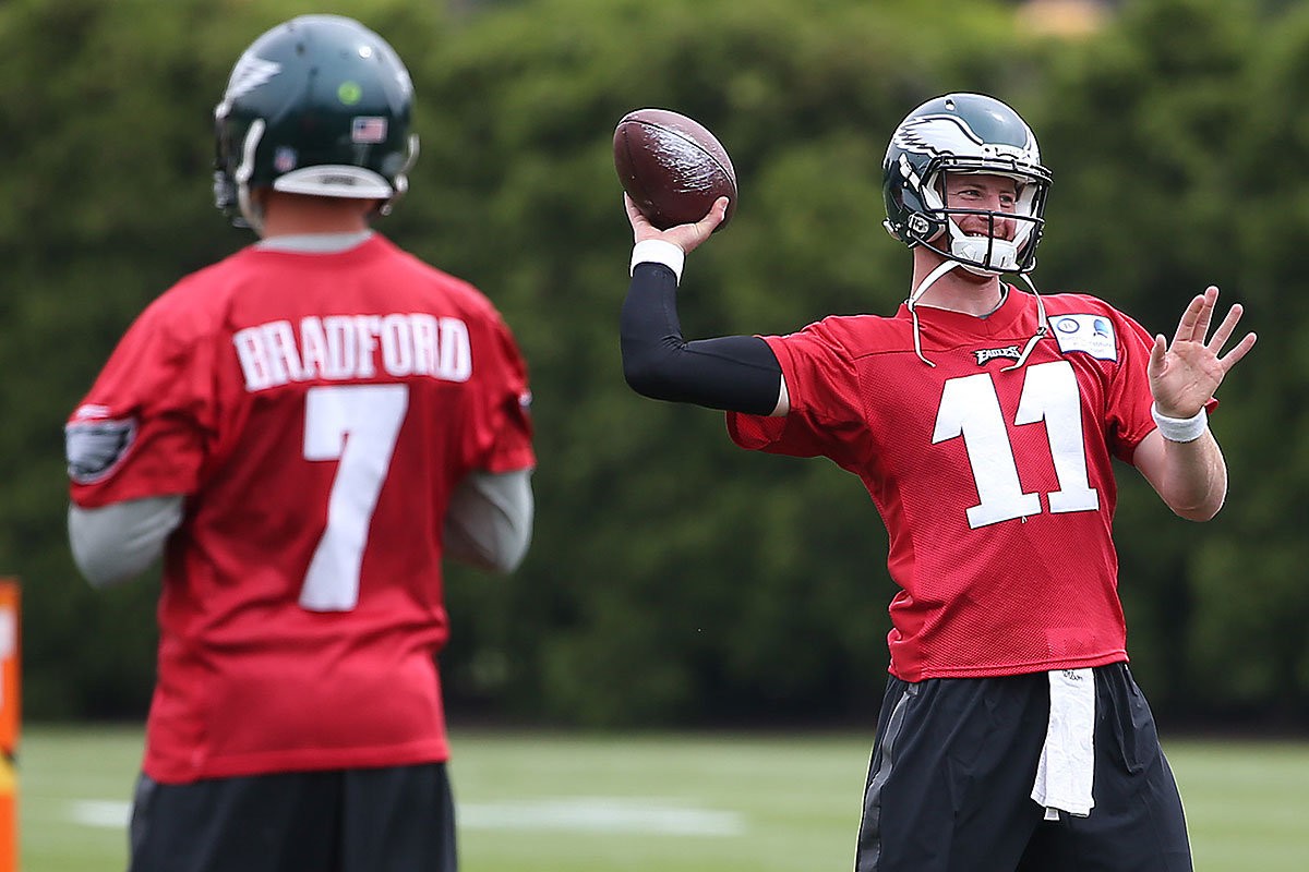 Eagles Practice Observations: Bradford sharp; Wentz learning; Hicks ...