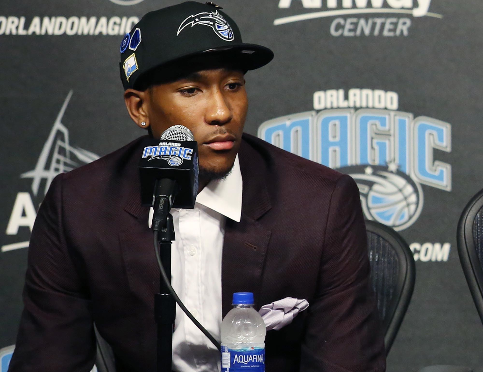Orlando Magic introduce second round pick Melvin Frazier