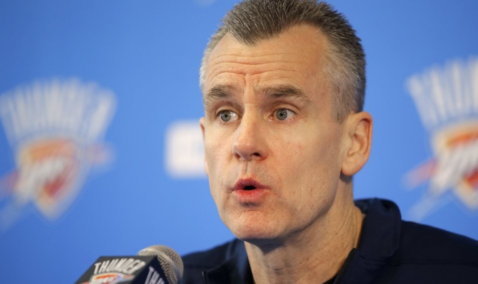 Billy Donovan says Thunder's sticking with 14 players for now