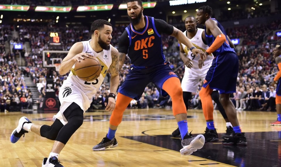 Thunder previews 7-man rotation against Raptors