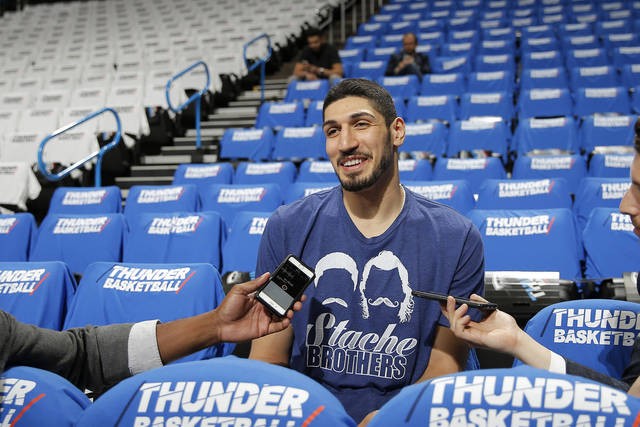 Q&A: Former Thunder center Kanter turns fan for Game 5