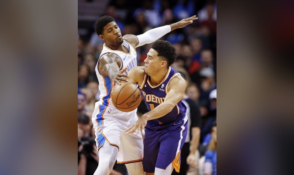 Thunder journal: Steven Adams gets to Suns rookie Deandre Ayton early