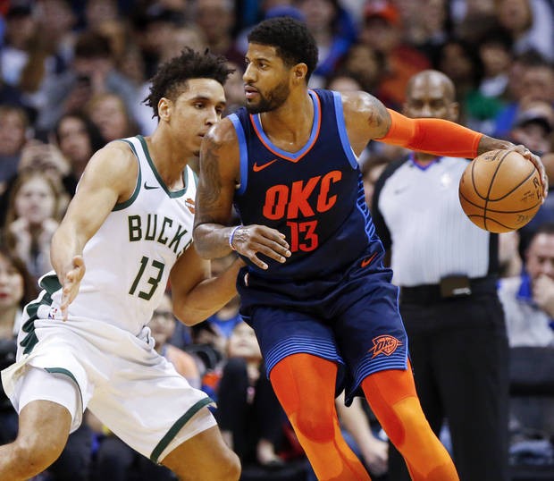 Paul George keys Thunder victory over Milwaukee