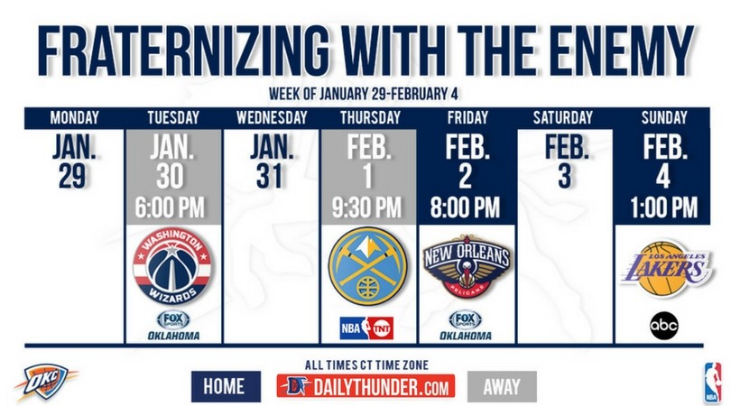 Fraternizing with the Enemy: January 29—February 4