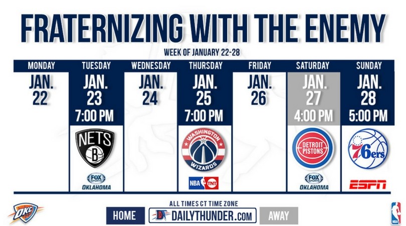 Fraternizing With the Enemy: January 22—28