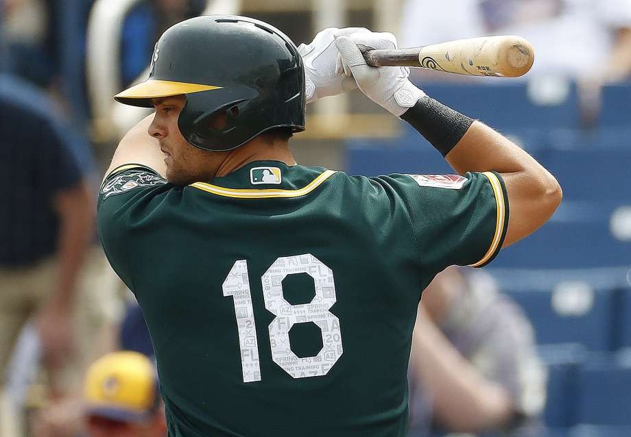 A’s place Chad Pinder on DL, recall Franklin Barreto