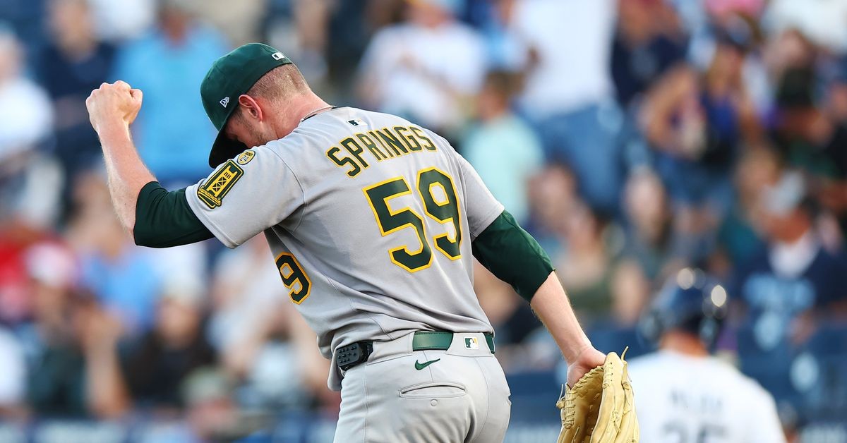 Sean Manaea's hair is in the best shape of its life