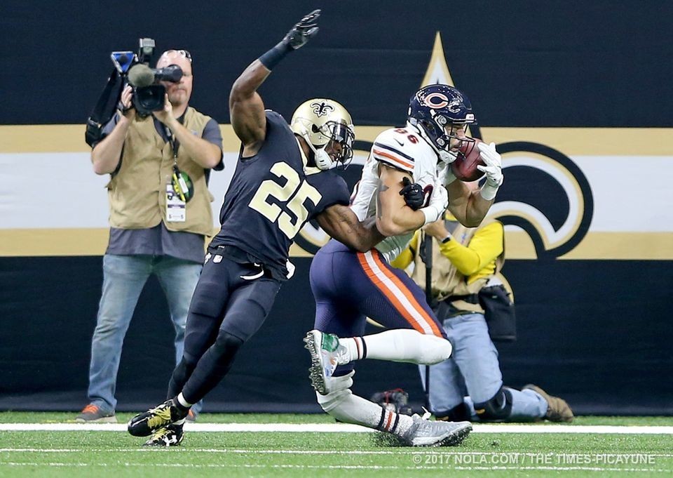 Bears' Zach Miller suffered artery damage on dislocated knee vs. Saints ...