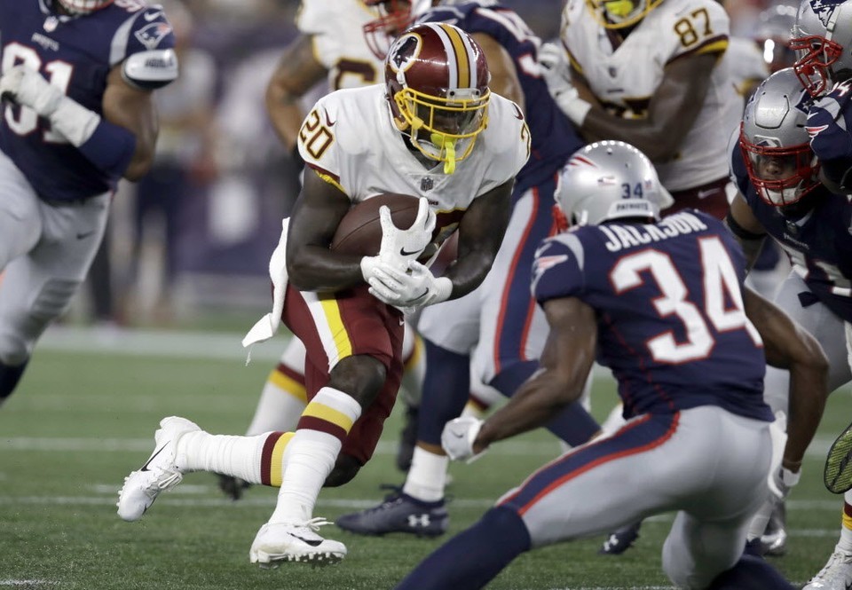 Derrius Guice injury means more chances for Rob Kelley, others