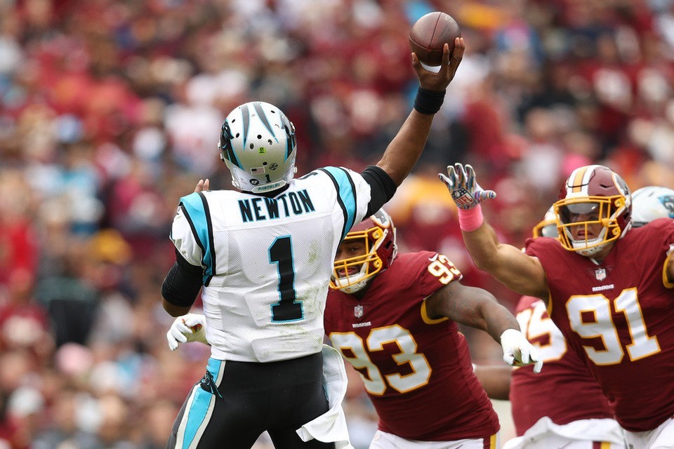 Josh Norman intercepts Cam Newton, Panthers lose at Washington