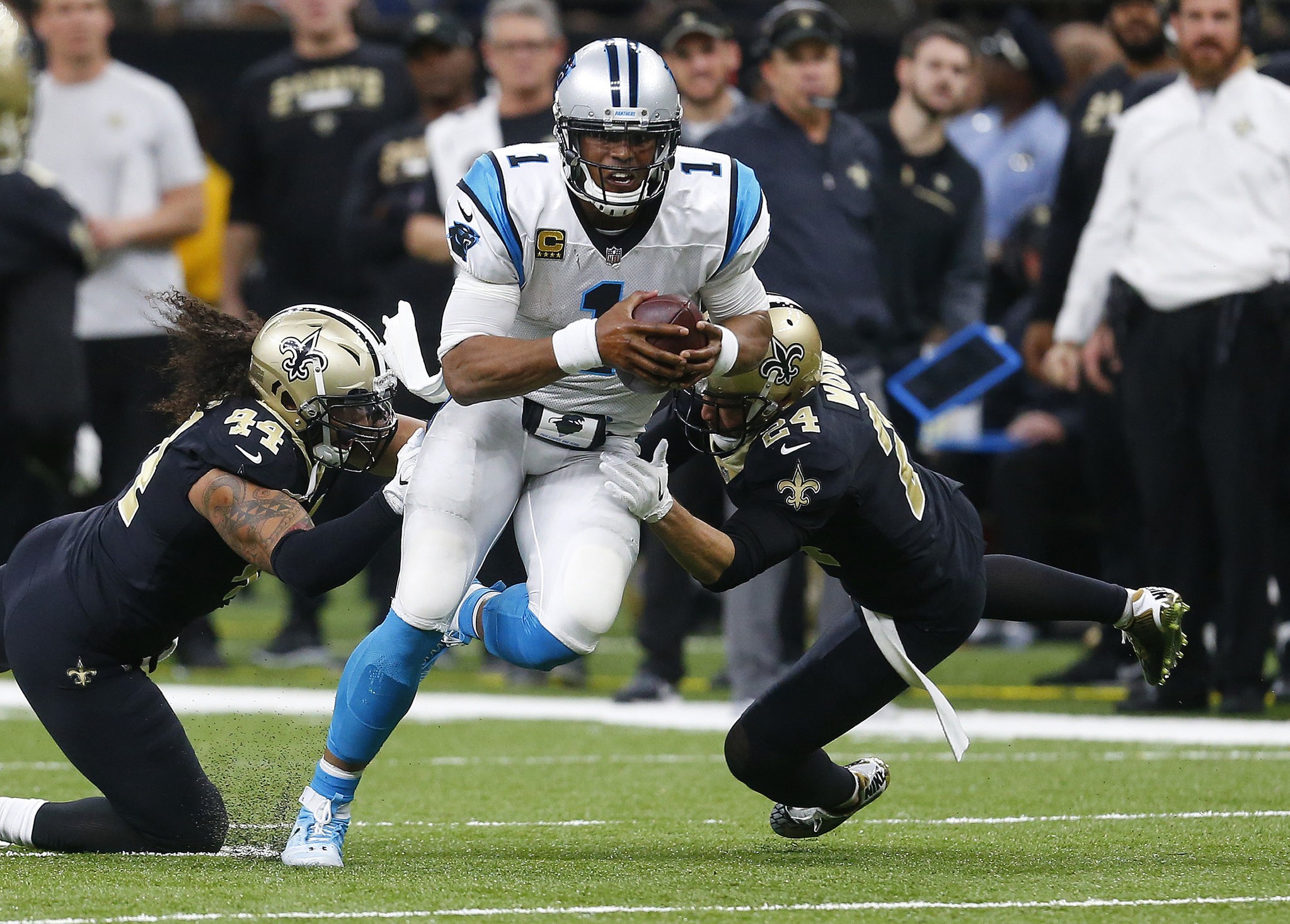 Saints' Michael Thomas ends touchdown drought in win over Panthers